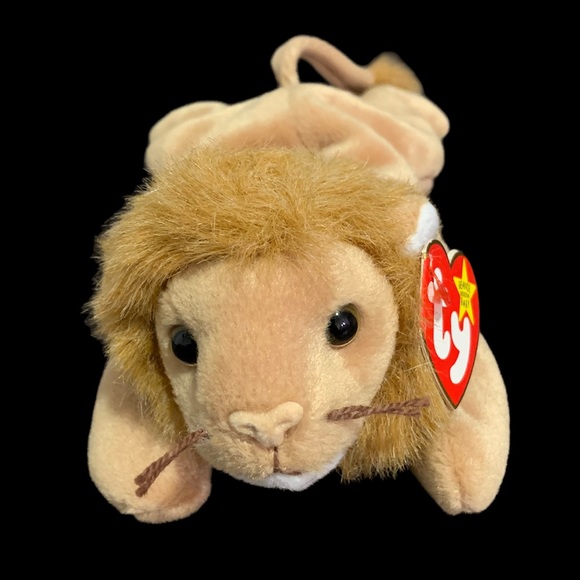 Ty | Other | Rare Vintage 996 Ty Beanie Babies Retired Roary The Lion ...